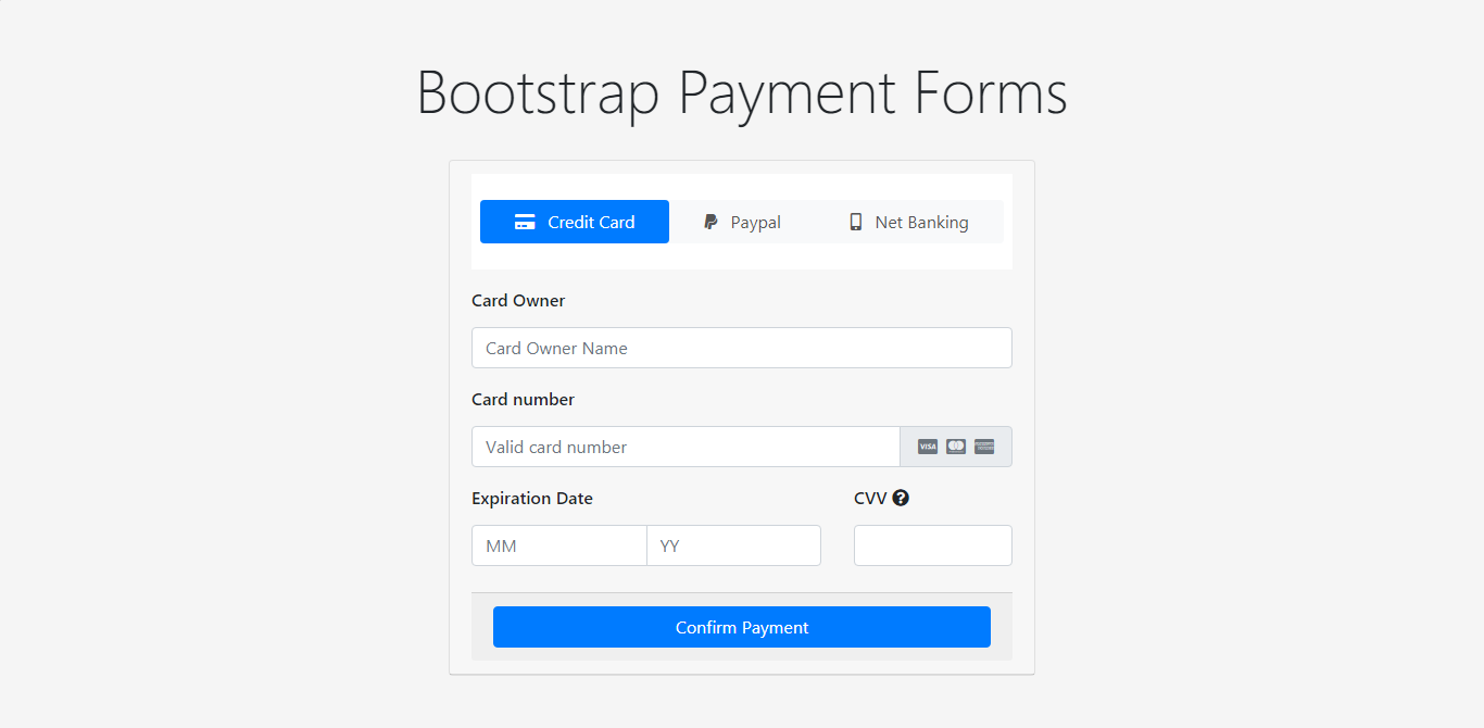 Bootstrap Payment Page Template - 55+ Koleksi Gambar Bootstrap Payment Page Template - 55+ Koleksi Gambar