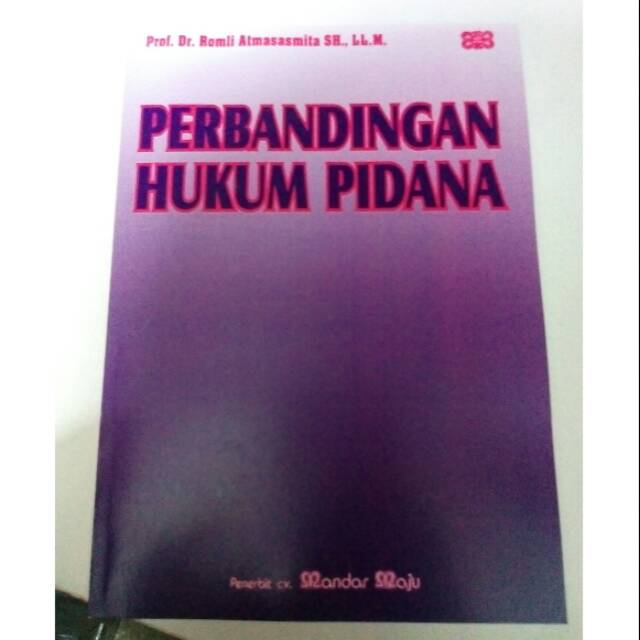 Detail Buku Perbandingan Hukum Pidana Koleksi Nomer 3 Detail Buku Perbandingan Hukum Pidana Koleksi Nomer 3