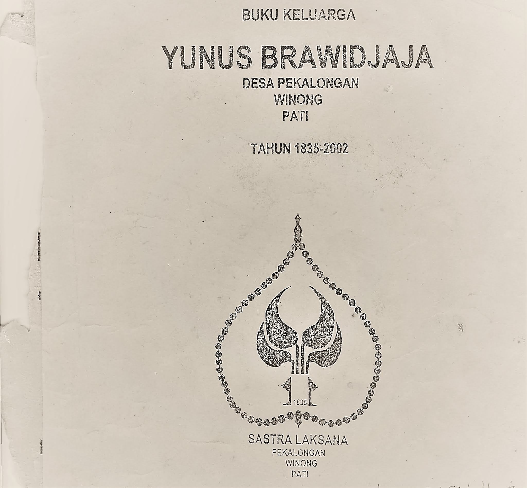 Detail Buku Silsilah Keluarga Koleksi Nomer 29