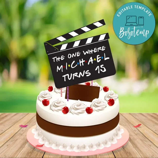 Cake Topper Template Printable - 54+ Koleksi Gambar