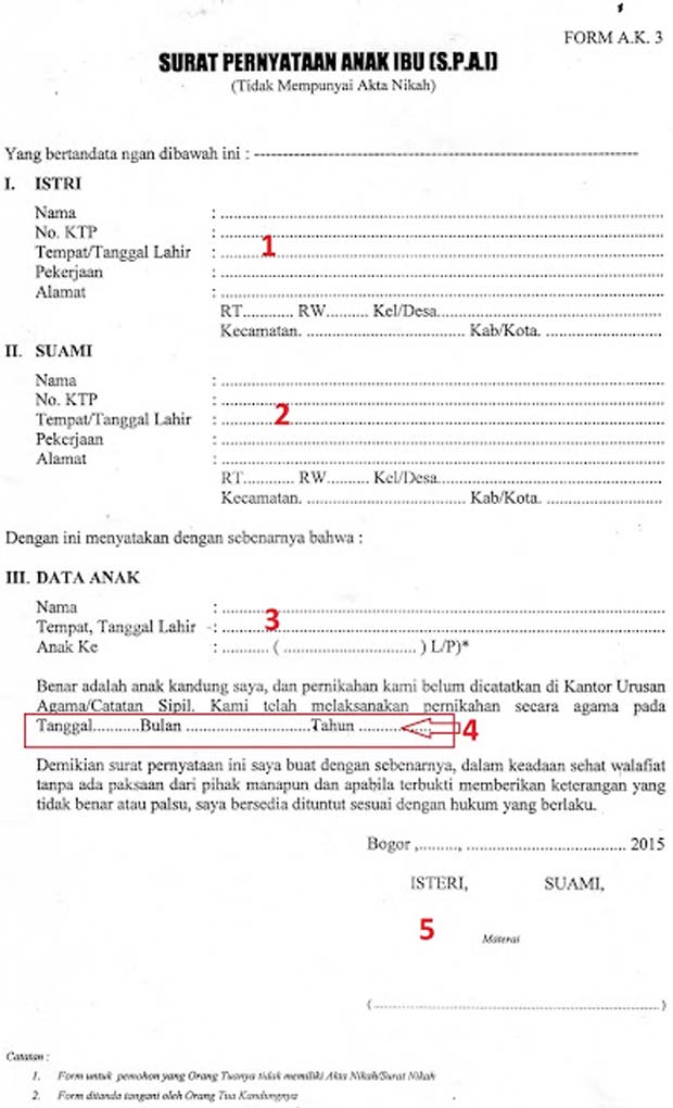 Detail Cara Membuat Akte Kelahiran Orang Dewasa Tanpa Surat Nikah ... Detail Cara Membuat Akte Kelahiran Orang Dewasa Tanpa Surat Nikah ...