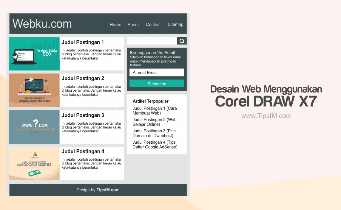 Detail Cara Membuat Desain Web Dengan Coreldraw Koleksi Nomer 5 Detail Cara Membuat Desain Web Dengan Coreldraw Koleksi Nomer 5