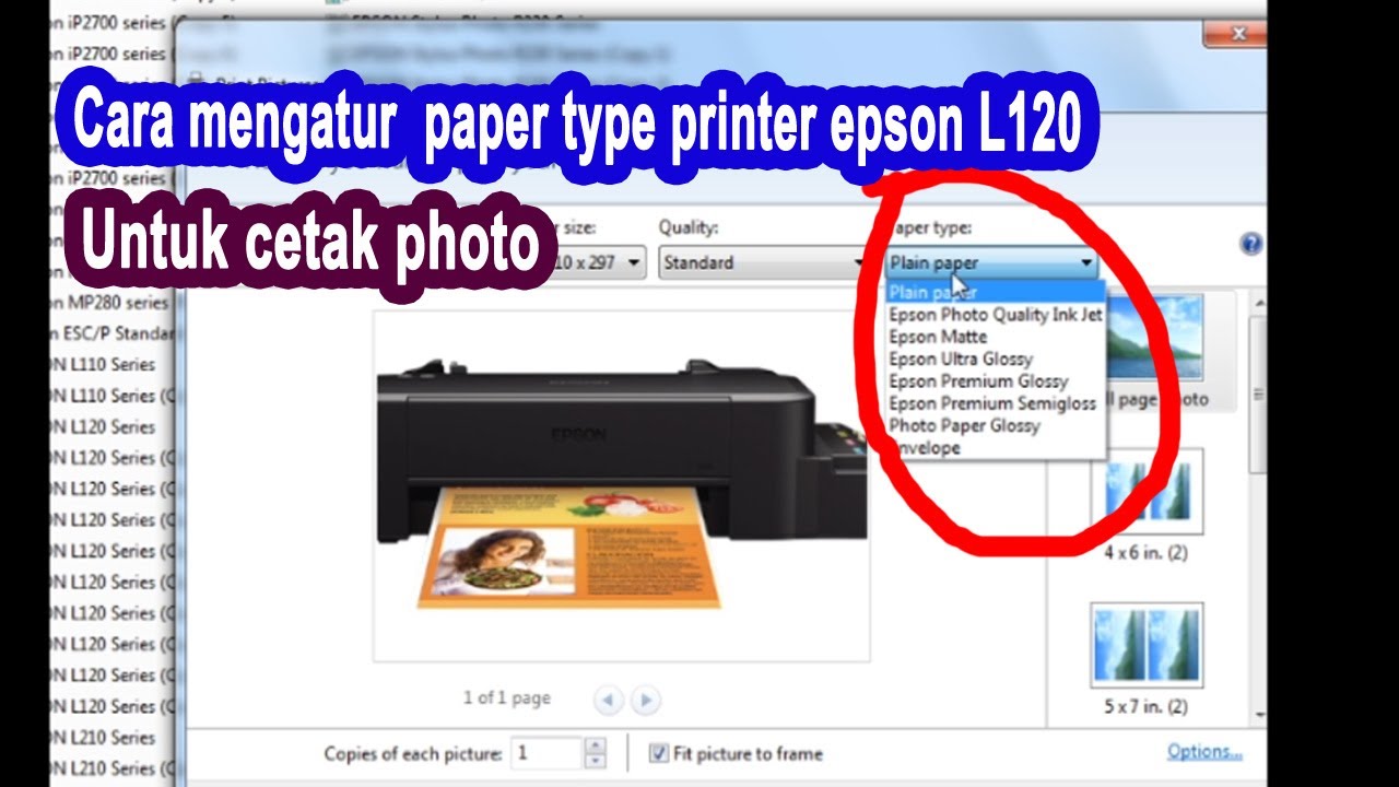 Detail Cara Setting Printer Epson L120 Untuk Cetak Foto Koleksi Nomer 13