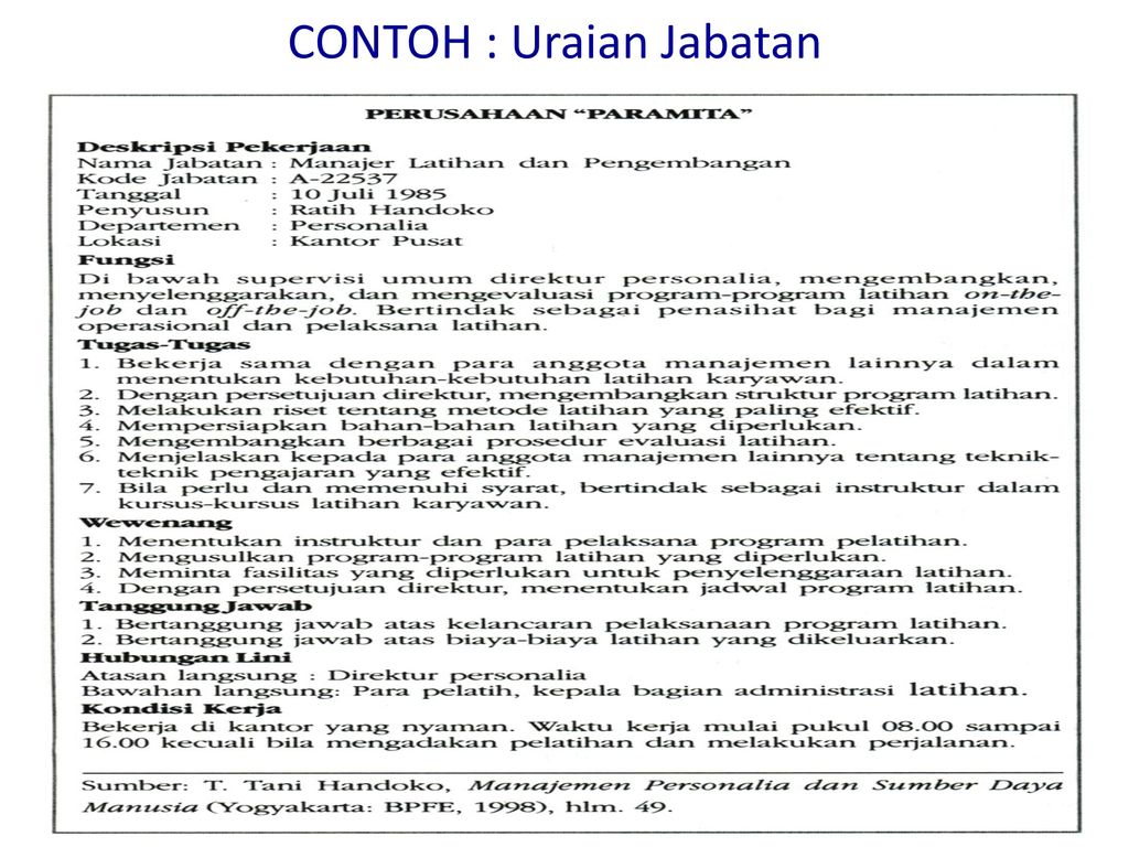 Contoh Analisis Jabatan Perusahaan - 46+ Koleksi Gambar Contoh Analisis Jabatan Perusahaan - 46+ Koleksi Gambar