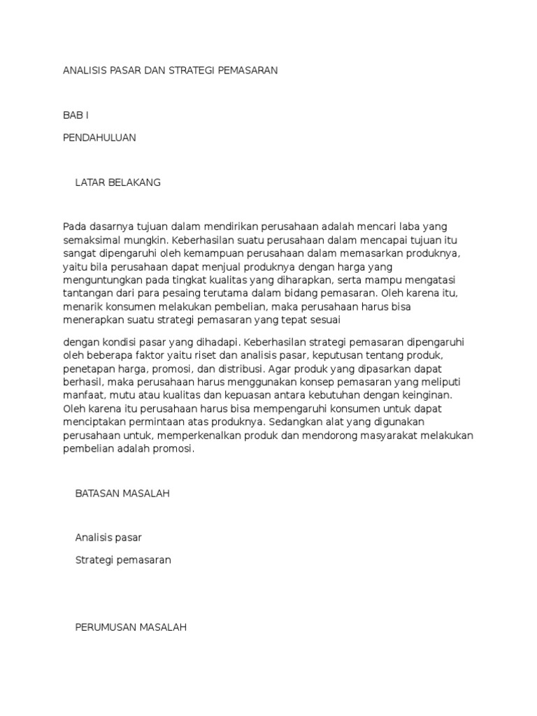 Halaman Unduh untuk file Contoh Analisis Pasar yang ke 9 Halaman Unduh untuk file Contoh Analisis Pasar yang ke 9