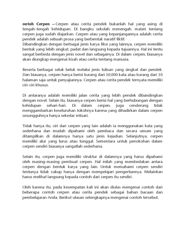 Detail Contoh Cerpen Kehidupan Sehari Hari Koleksi Nomer 13 Detail Contoh Cerpen Kehidupan Sehari Hari Koleksi Nomer 13