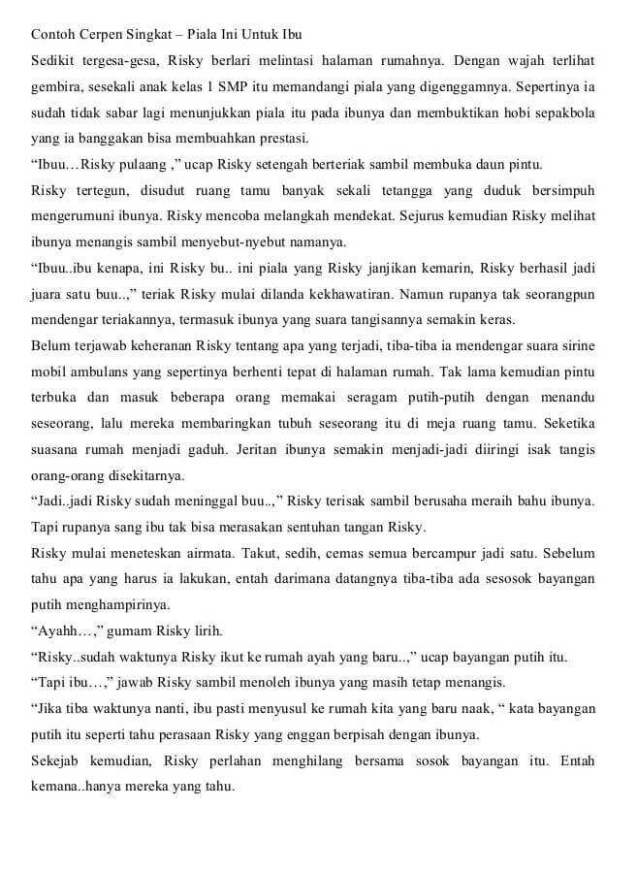 Contoh Cerpen Keluarga Beserta Strukturnya - 50+ Koleksi Gambar Contoh Cerpen Keluarga Beserta Strukturnya - 50+ Koleksi Gambar