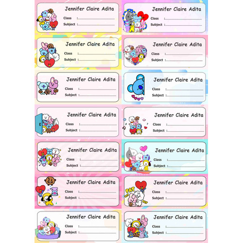 Detail Contoh Label Nama Untuk Buku Pelajaran Koleksi Nomer 23 Detail Contoh Label Nama Untuk Buku Pelajaran Koleksi Nomer 23