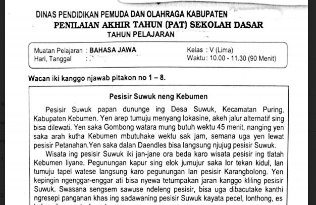 Detail Contoh Narasi Bahasa Jawa Koleksi Nomer 25