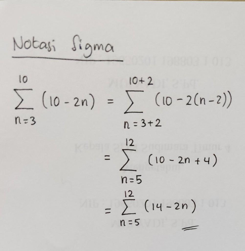 Detail Contoh Soal Notasi Sigma Dan Jawabannya Koleksi Nomer 38 Detail Contoh Soal Notasi Sigma Dan Jawabannya Koleksi Nomer 38