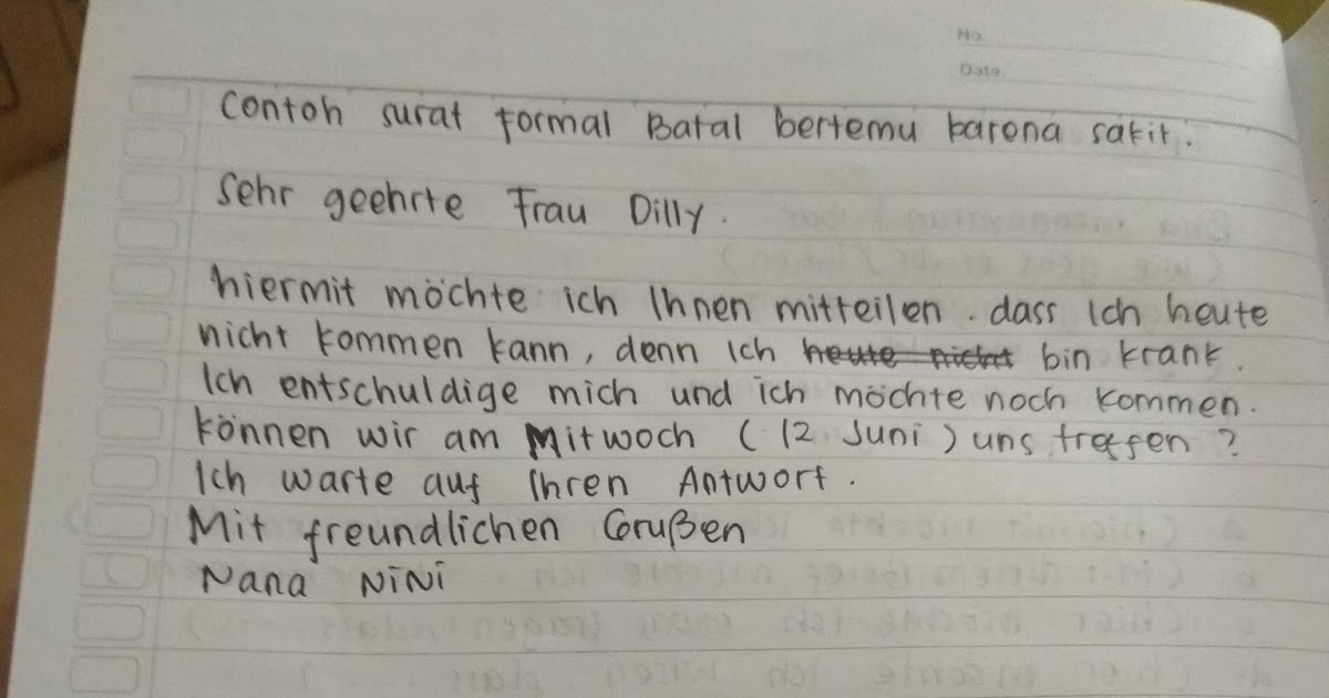 Detail Contoh Surat Dalam Bahasa Jerman Koleksi Nomer 43 Detail Contoh Surat Dalam Bahasa Jerman Koleksi Nomer 43