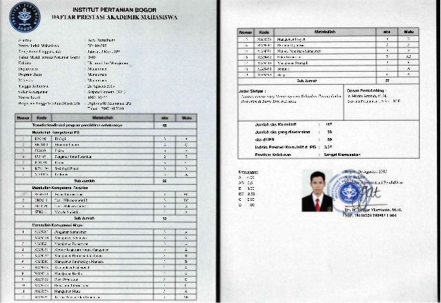 Detail Contoh Transkrip Nilai Sma Untuk Melamar Kerja Koleksi Nomer 16