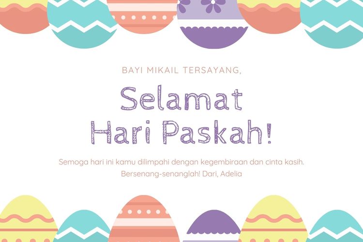 Contoh Ucapan Paskah 53 Koleksi Gambar