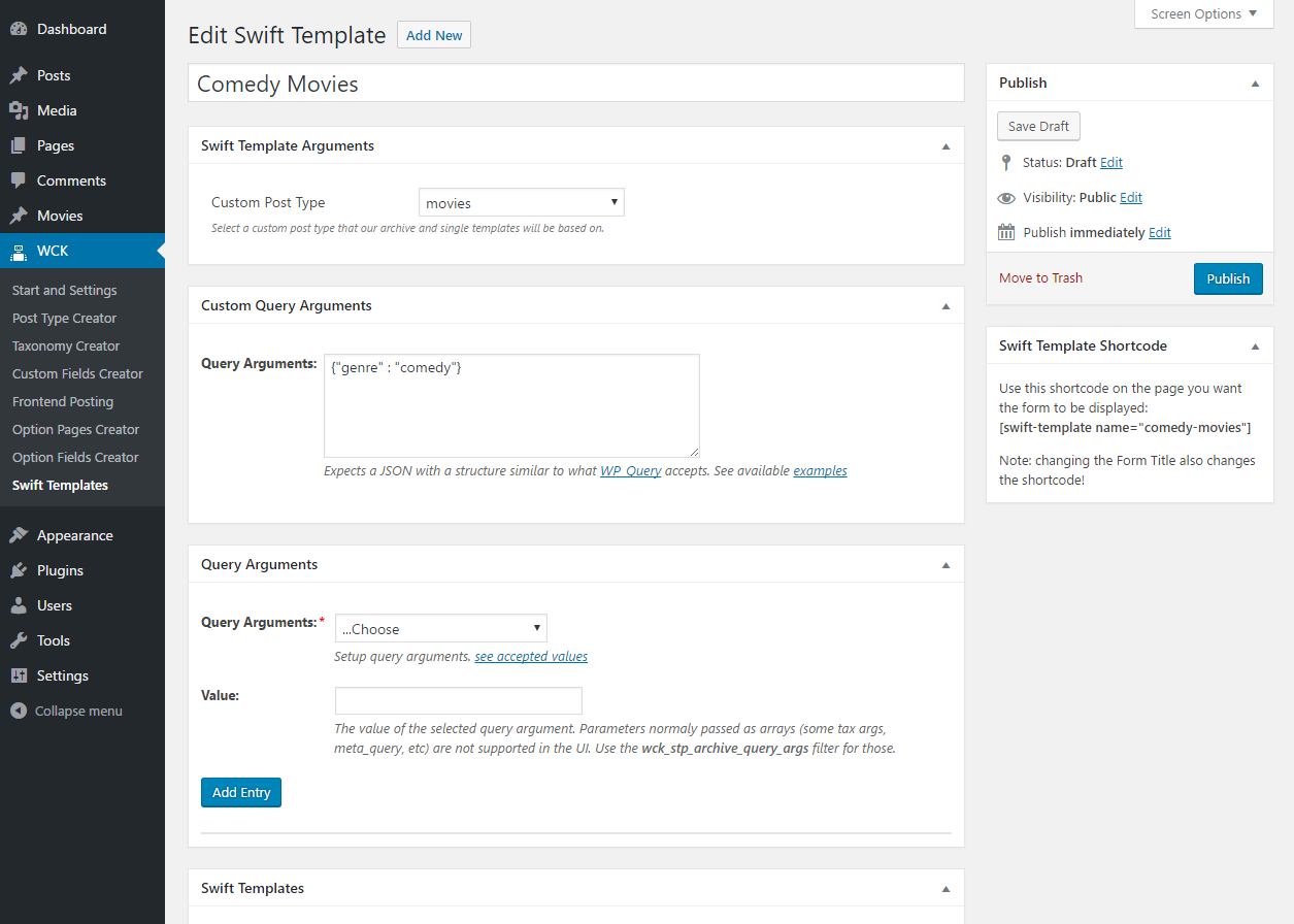 Custom Post Type Taxonomy Template