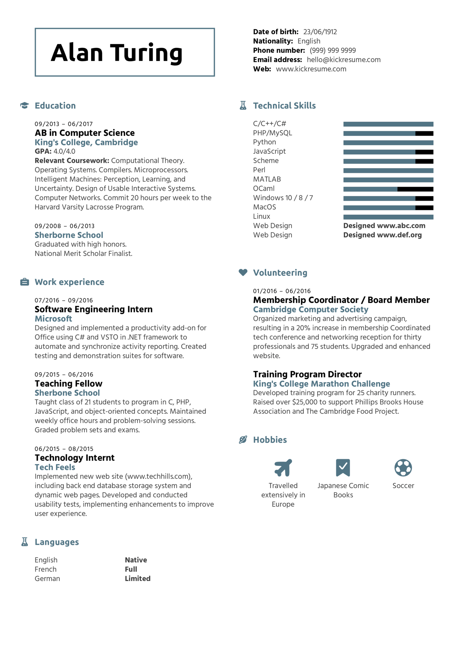Cv Template For Computer Science Student - 53+ Koleksi Gambar Cv Template For Computer Science Student - 53+ Koleksi Gambar