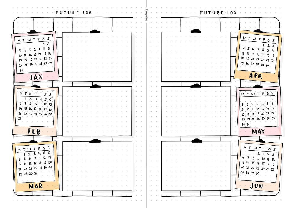 Detail Digital Bullet Journal Template Free Koleksi Nomer 34