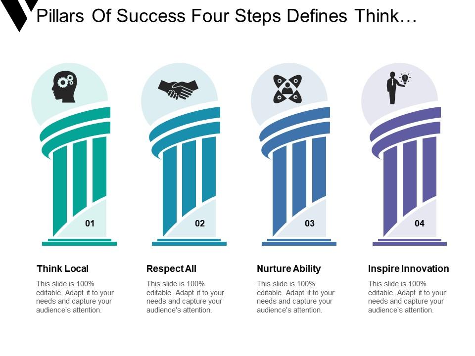Detail Four Pillars Powerpoint Template Koleksi Nomer 27 Detail Four Pillars Powerpoint Template Koleksi Nomer 27