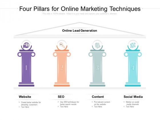 Detail Four Pillars Powerpoint Template Koleksi Nomer 53 Detail Four Pillars Powerpoint Template Koleksi Nomer 53