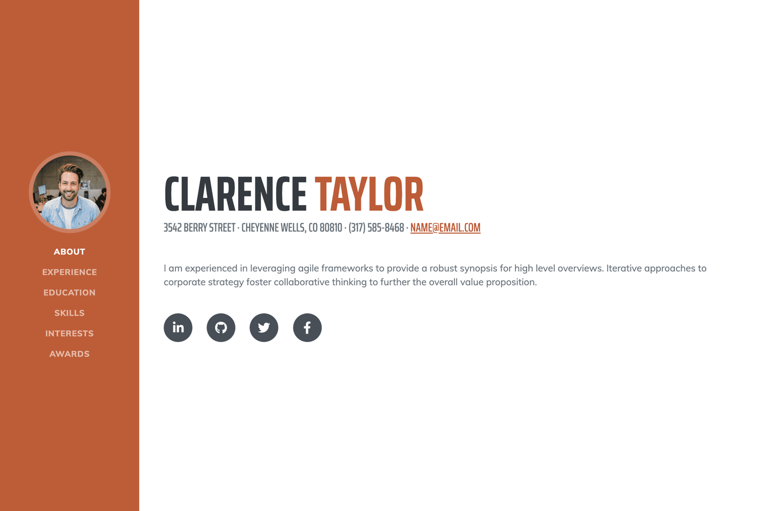 Detail Free Bootstrap Resume Cv Template Koleksi Nomer 1 Detail Free Bootstrap Resume Cv Template Koleksi Nomer 1