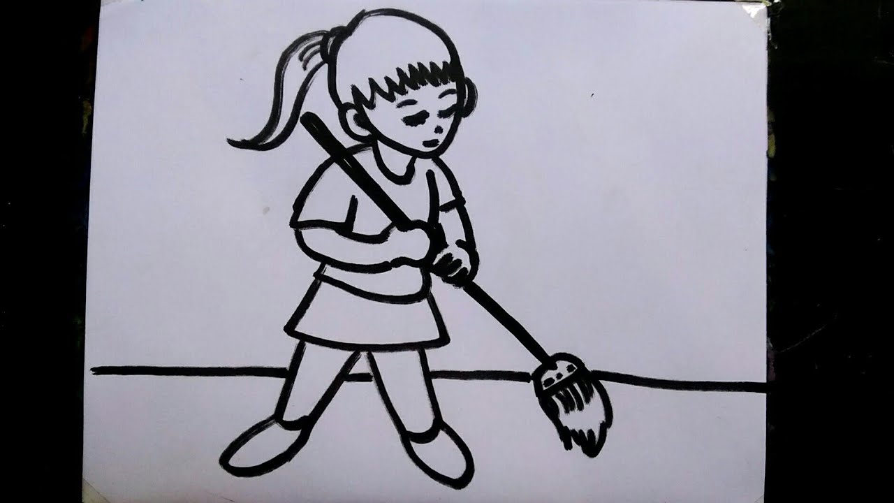 Gambar Orang Lagi Nyapu 49 Koleksi Gambar