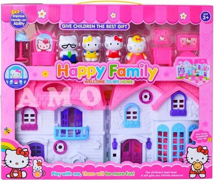 Detail Gambar Rumah Hello Kitty Kartun Koleksi Nomer 28