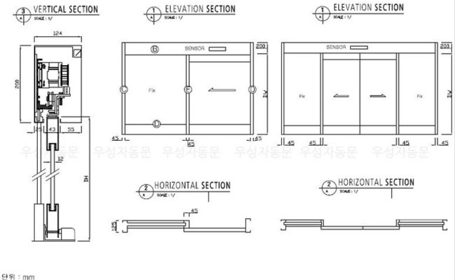 Detail Gambar Teknis Partisi Kaca Aluminium Dwg Koleksi Nomer 13