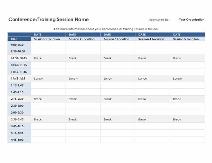 Meeting Room Schedule Template Meeting Room Schedule Template