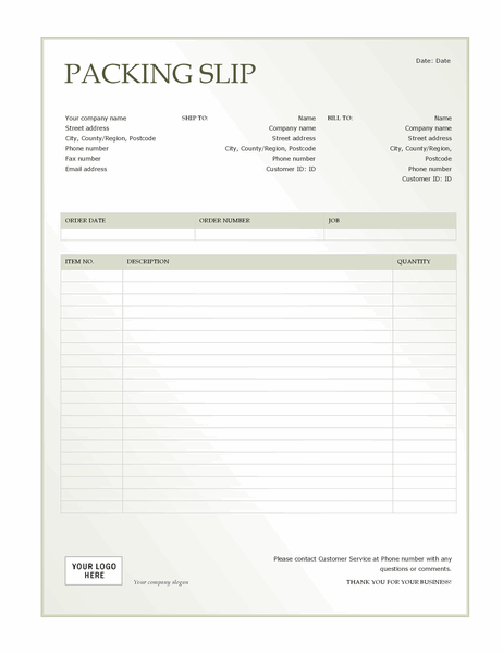 Detail Packing List Template Word Koleksi Nomer 5 Detail Packing List Template Word Koleksi Nomer 5