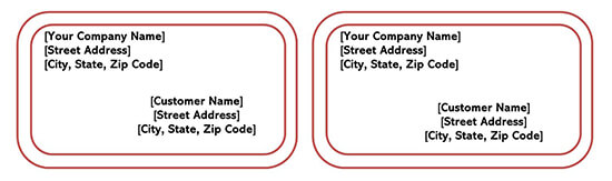 Shipping Address Label Template 54 Koleksi Gambar