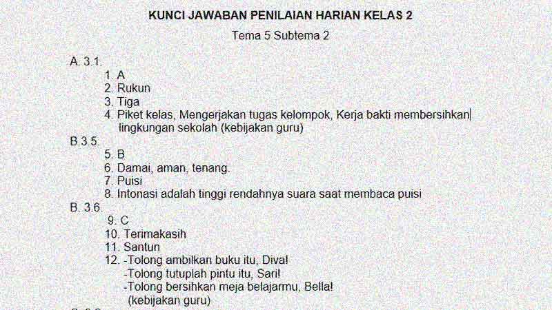 Detail Soal Bahasa Indonesia Membuat Kalimat Berdasarkan Gambar Kelas 2