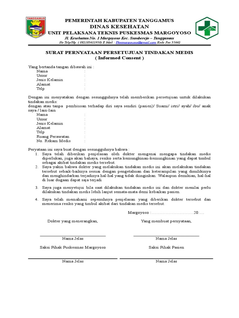Detail Surat Persetujuan Tindakan Medis Koleksi Nomer 10 Detail Surat Persetujuan Tindakan Medis Koleksi Nomer 10