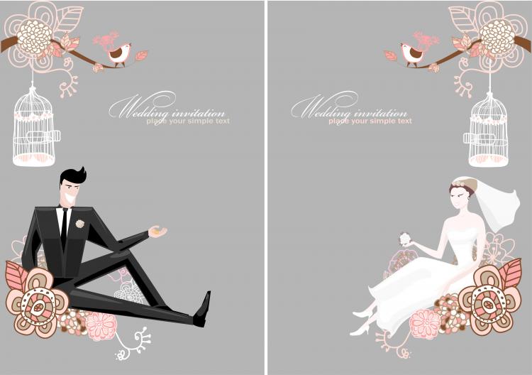 Detail Background Undangan Pernikahan Vector Koleksi Nomer 10