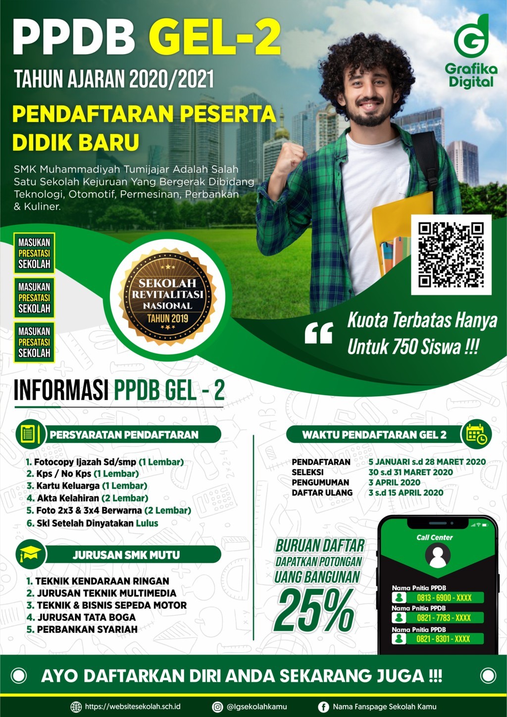 Brosur Penerimaan Siswa Baru Cdr 58 Koleksi Gambar