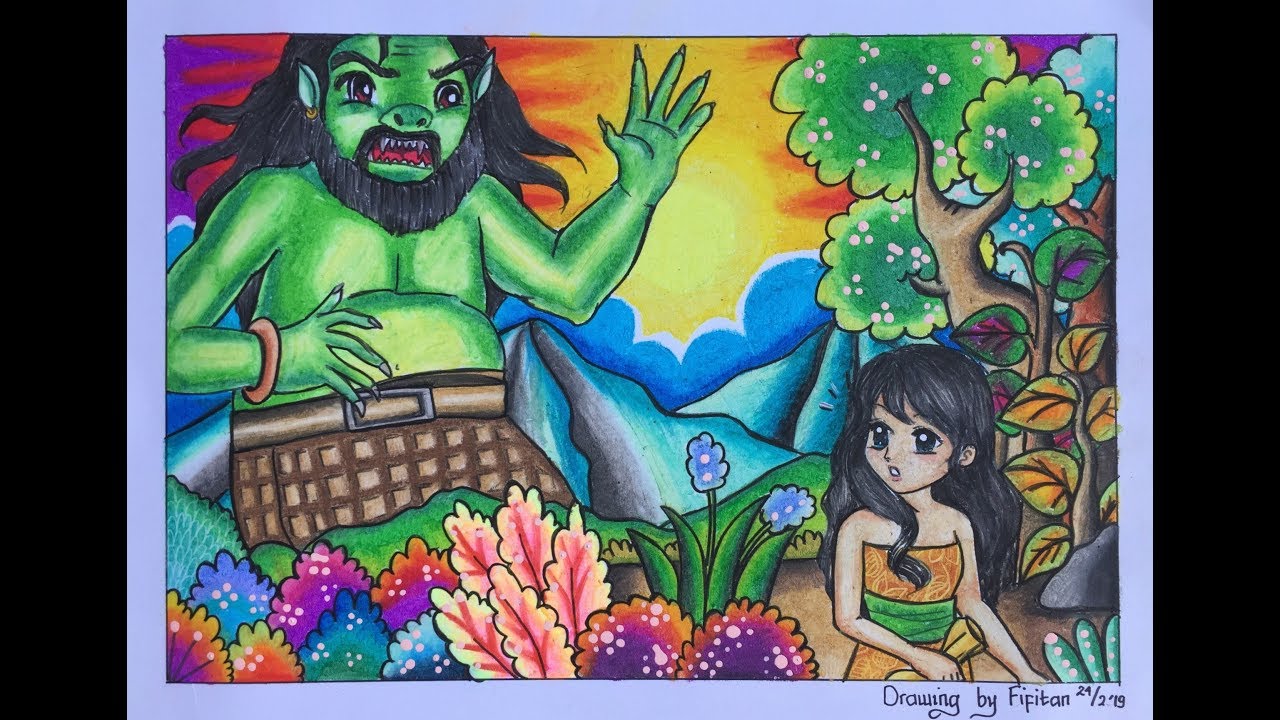 Detail Cerita Timun Mas Kartun Gambar Kartun Timun Mas Koleksi Nomer 48