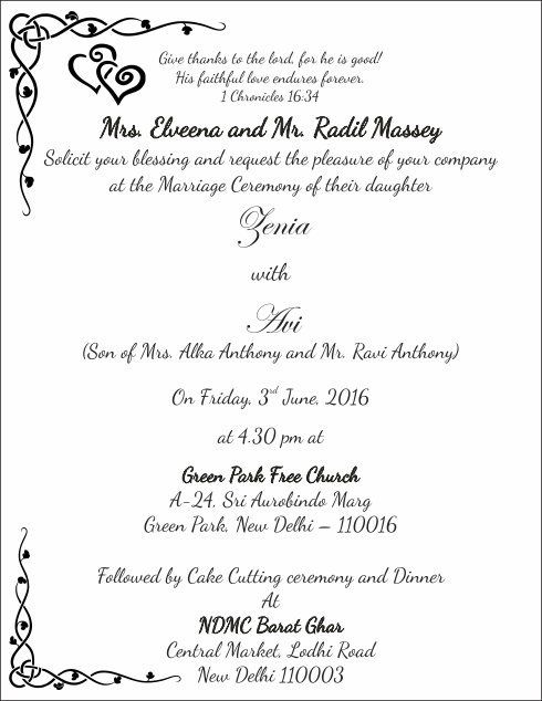Detail Christian Wedding Invitation Card Quotes Koleksi Nomer 7