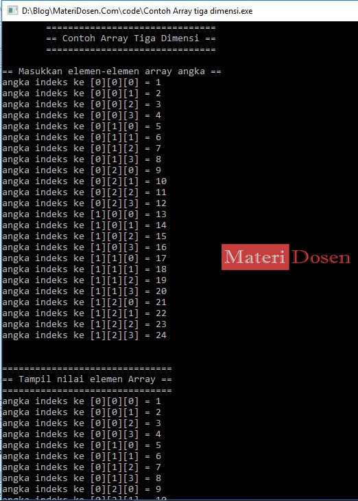 Contoh Array 3 Dimensi - 50+ Koleksi Gambar Contoh Array 3 Dimensi - 50+ Koleksi Gambar