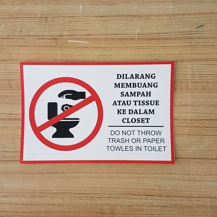 Detail Gambar Dilarang Buang Sampah Di Toilet Koleksi Nomer 11 Detail Gambar Dilarang Buang Sampah Di Toilet Koleksi Nomer 11