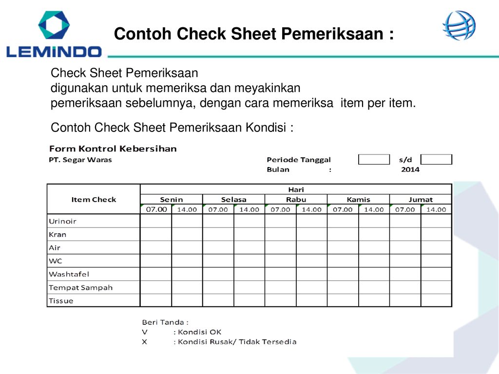 Detail Contoh Check Sheet Quality Control Koleksi Nomer 13 Detail Contoh Check Sheet Quality Control Koleksi Nomer 13