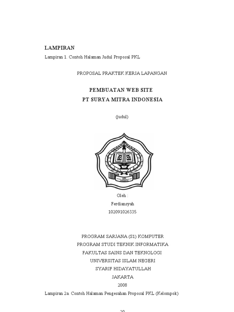 Detail Contoh Daftar Lampiran Laporan Pkl Koleksi Nomer 8 Detail Contoh Daftar Lampiran Laporan Pkl Koleksi Nomer 8