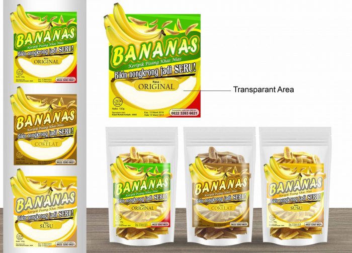 Detail Contoh Desain Label Keripik Pisang Koleksi Nomer 21