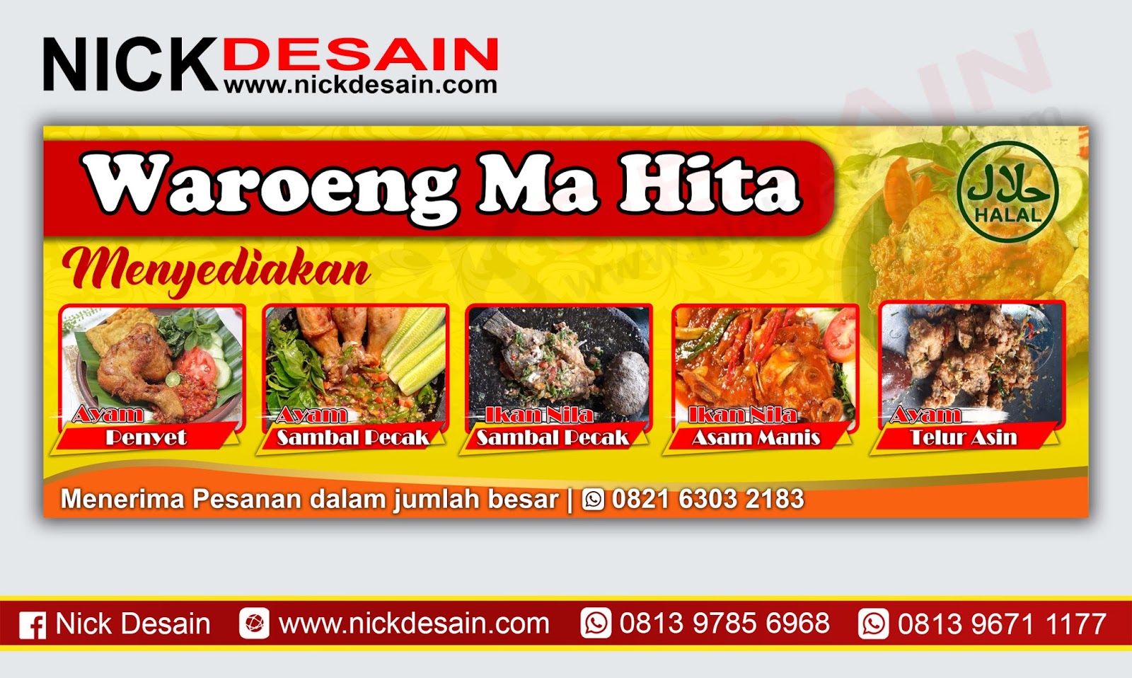 Detail Contoh Desain Spanduk Warung Makan Koleksi Nomer 19