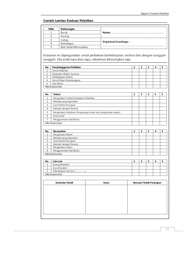 Contoh Form Evaluasi Pelatihan Karyawan - 43+ Koleksi Gambar Contoh Form Evaluasi Pelatihan Karyawan - 43+ Koleksi Gambar