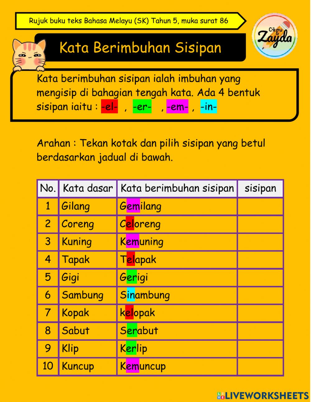 Detail Contoh Imbuhan Sisipan Koleksi Nomer 12 Detail Contoh Imbuhan Sisipan Koleksi Nomer 12