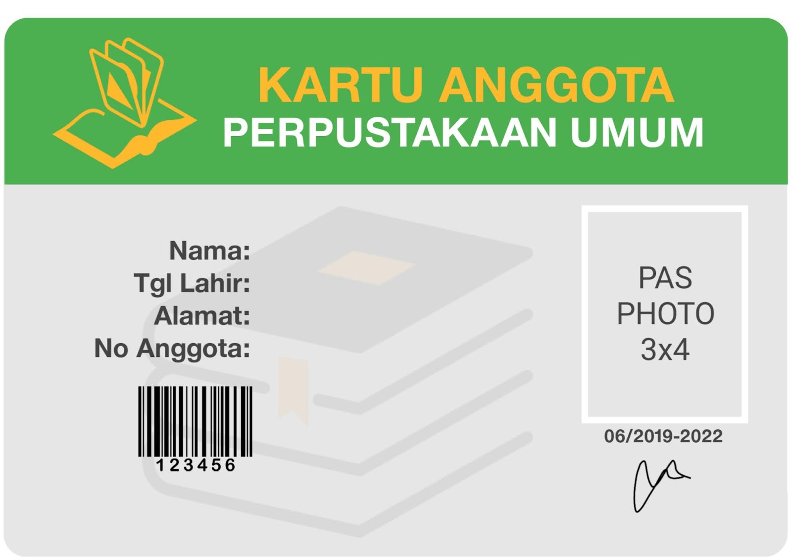Contoh Kartu Anggota Perpustakaan Cetak Kartu Anggota - vrogue.co Contoh Kartu Anggota Perpustakaan Cetak Kartu Anggota - vrogue.co