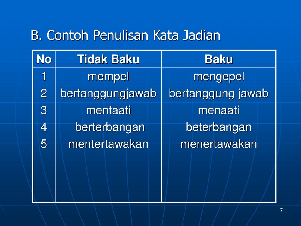 Halaman Unduh untuk file Contoh Kata Jadian yang ke 5 Halaman Unduh untuk file Contoh Kata Jadian yang ke 5