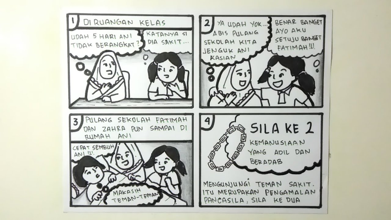 Contoh Komik Tentang Pancasila 57 Koleksi Gambar 