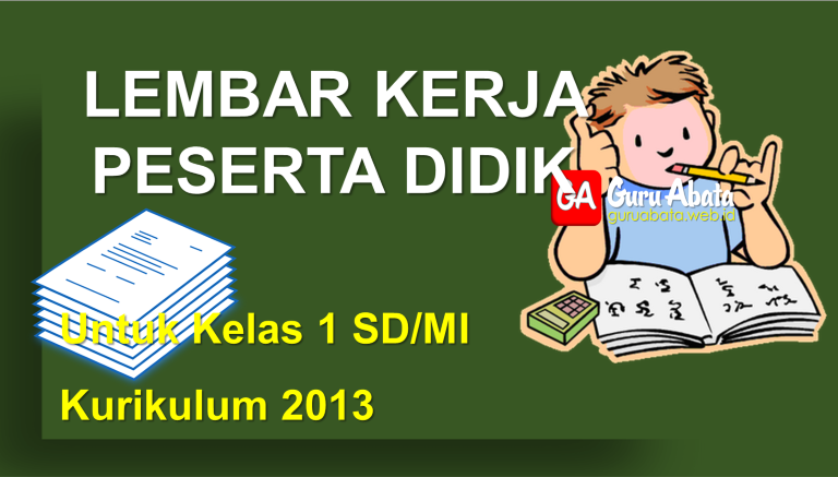 Contoh Lkpd Sd Kelas 1 - 57+ Koleksi Gambar