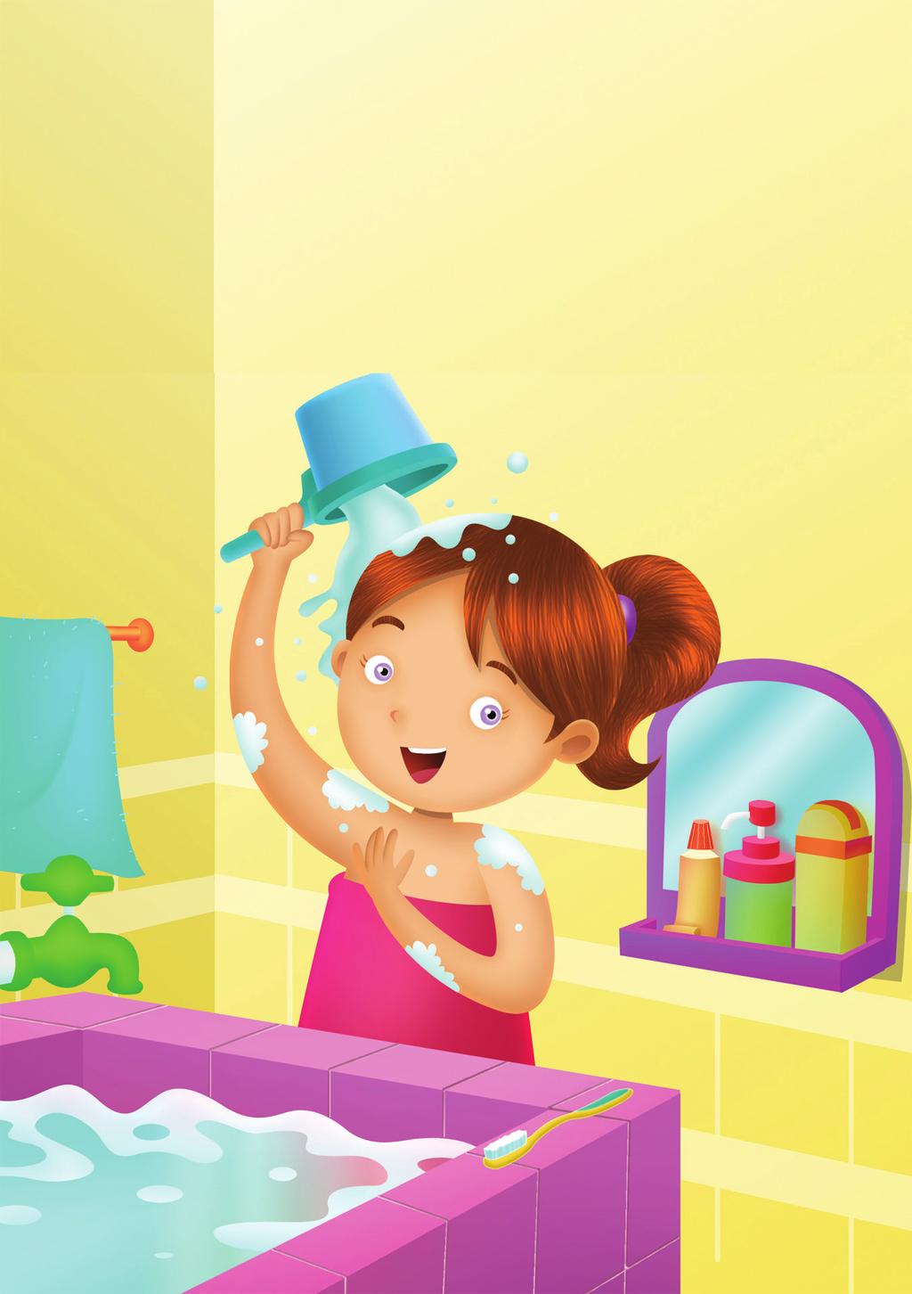 Gambar Kartun Orang Mandi 56 Koleksi Gambar