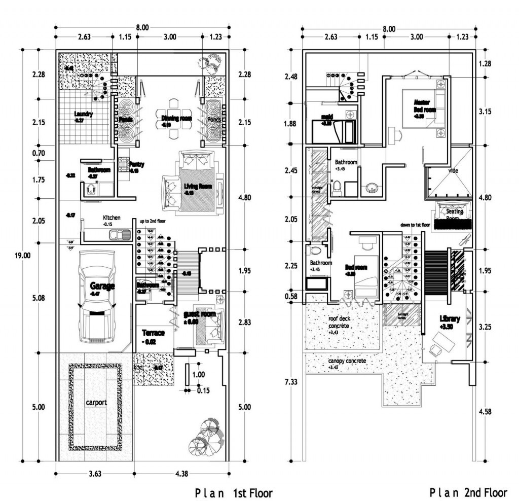 Detail Gambar Kerja Denah Rumah 2 Lantai Koleksi Nomer 8 Detail Gambar Kerja Denah Rumah 2 Lantai Koleksi Nomer 8