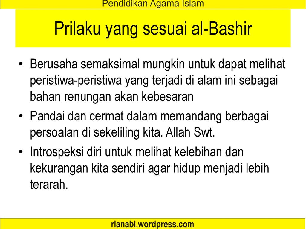 Detail Contoh Perilaku Al Bashir Koleksi Nomer 4 Detail Contoh Perilaku Al Bashir Koleksi Nomer 4